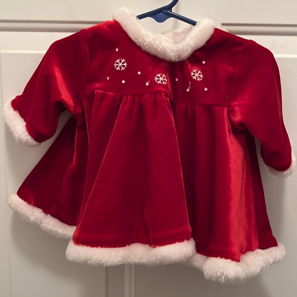 Rose Cottage | Dresses | Rose Cottage Red With White Faux Fur Dress To ...